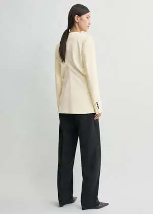 TOTEME Single-button Slouch Blazer - Off-white