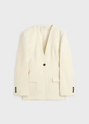 TOTEME Single-button Slouch Blazer - Off-white