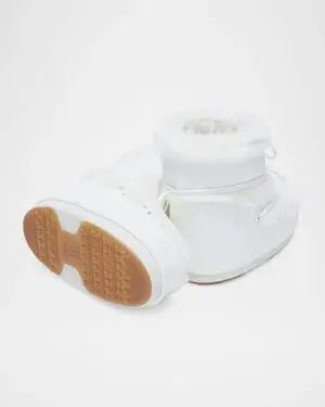 Moon Boot Icon Low Faux Fur Snow Boots - White