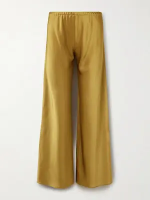 LA LIGNE Colby Satin Wide-leg Pants