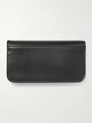 Saint Laurent Cassandre Strap Leather Phone Case