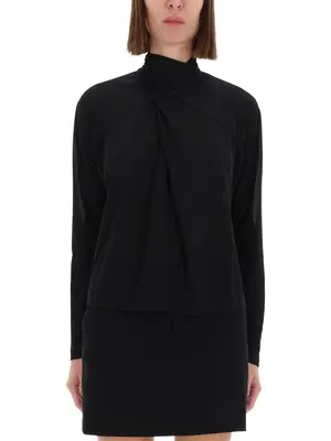 Versace Draped Collar Shirt