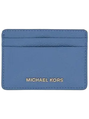 Michael Kors Card Holder With Logo - Blue