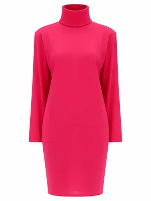 Saint Laurent Boxy Dress - Fuchsia