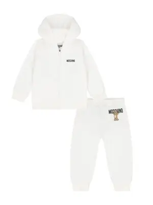 Moschino Jumpsuit With Logo - White