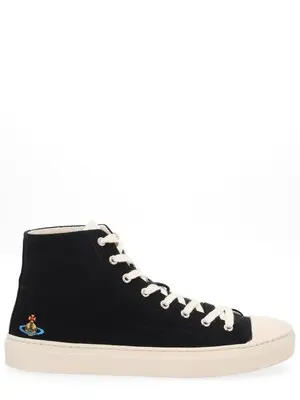 VIVIENNE WESTWOOD High Top Plimsoll" Sneaker - Black