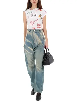 VIVIENNE WESTWOOD Buckle Back Jeans - Denim
