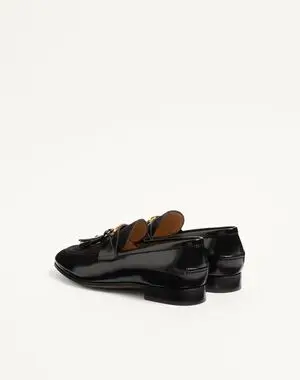 Valentino Garavani Vaniteux Calfskin And Split Leather Loafer