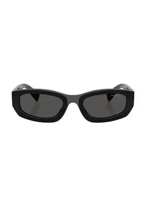 Miu Miu Rectangular Sunglasses - Black