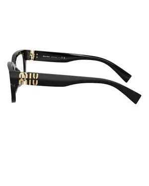 Miu Miu Square Eyeglasses - Black