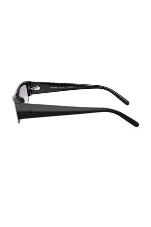 Miu Miu Shield Sunglasses - Black
