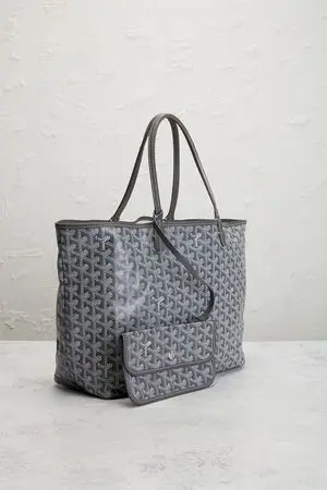 Goyard Saint Louis Pm Tote Bag - Grey