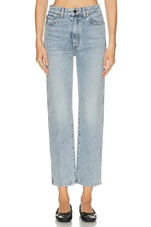 Khaite Abigail Straight-leg Jeans - Bryce Stretch