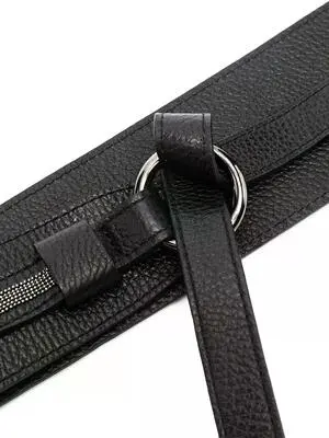 Fabiana Filippi Tie-fastening Leather Belt