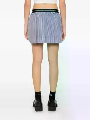 Palm Angels Striped Mini Skirt
