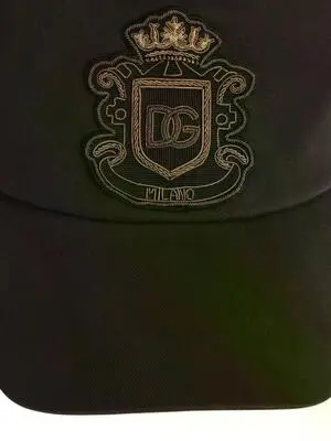 Dolce & Gabbana Logo-embroidered Cap - Brown