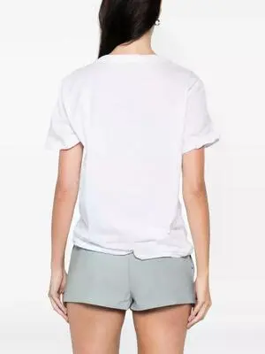 Prada Triangle Logo Jersey T-shirt