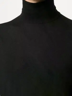 DRUMOHR Cashmere Roll Neck Jumper - Black