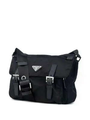 Prada Buckle Strap Cross Body Bag
