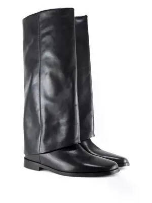 NOTABENE Lupe Square-toe Boots - Black