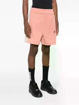 Palm Angels Monogram-embroidered Track Shorts