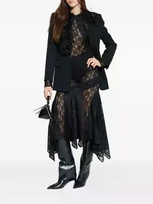 Attico Feather Trim Blazer