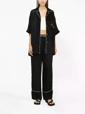 Palm Angels Logo-embroidered Shirt