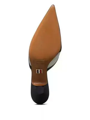 Thom Browne Soft Patent Heeled Mules