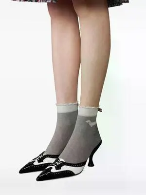 Thom Browne Soft Patent Heeled Mules