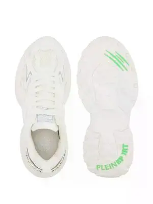 PLEIN SPORT Pulse X Mesh Sneakers - White
