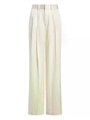 Cinq À Sept Georgia Satin Stripe Trousers