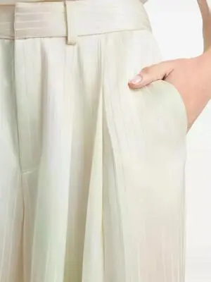 Cinq À Sept Georgia Satin Stripe Trousers
