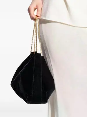 NEOUS Pavo West Velvet Shoulder Bag - Black