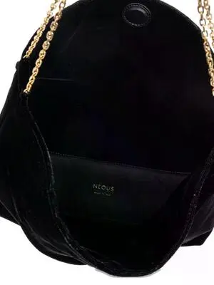NEOUS Pavo West Velvet Shoulder Bag - Black