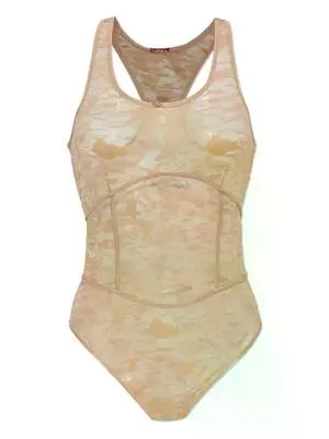 DIESEL® Lace Racerback Bodysuit - Neutrals