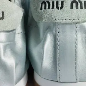 Miu Miu Plume Satin Sneakers