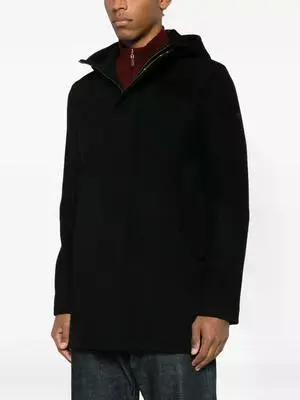 MANUEL RITZ Hooded Coat - Black