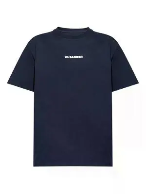 JIL SANDER Logo Print T-shirt - Blue