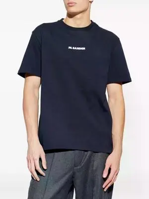 JIL SANDER Logo Print T-shirt - Blue