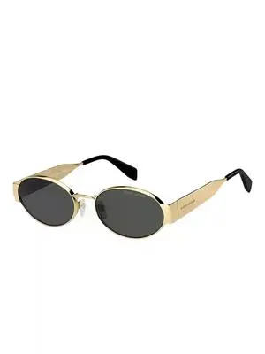 Marc Jacobs Oval-frame Sunglasses - Gold