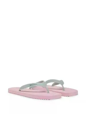 Palm Angels Logo-print Two-tone Flip Flops
