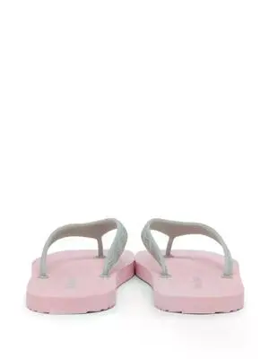 Palm Angels Logo-print Two-tone Flip Flops