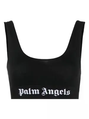 Palm Angels Logo-tape Triangle Bra