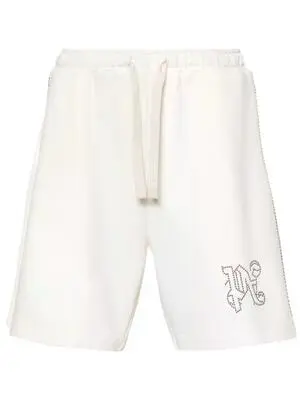 Palm Angels Monogram-appliqu� Track Shorts