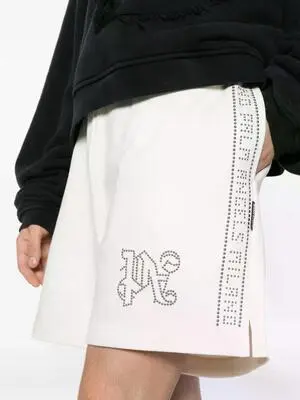 Palm Angels Monogram-appliqu� Track Shorts