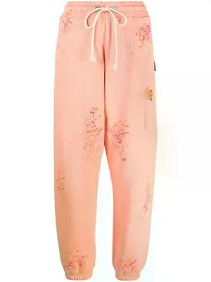 Palm Angels Pxp Paint-splatter Track Pants