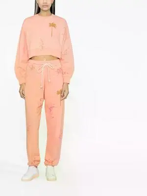 Palm Angels Pxp Paint-splatter Track Pants