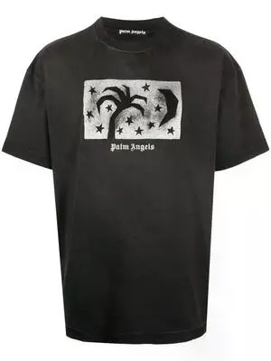 Palm Angels Graphic-print Crew-neck T-shirt