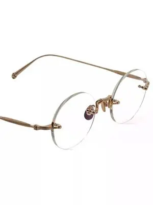 Matsuda Round Frame Glasses - Gold