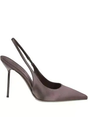 Paris Texas 105mm Pointed-toe Slingback Pumps - Brown